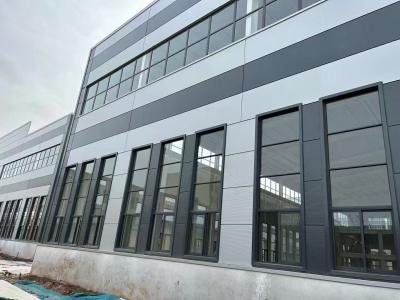 China Durable Steel Structure Warehouse with Concrete/Steel Piers Foundation and 1.2m Height Brick Wall Including Installation Drawing and Video for sale