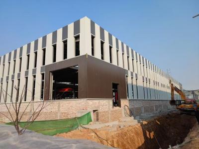 China Rectangular Steel Structure Warehouse for Workshop Etc Bolted Installation Durable Design for sale