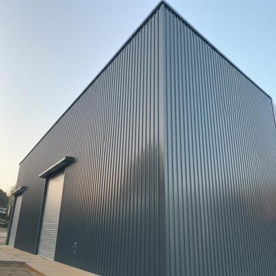 China Prefabricated Steel Warehouse with Shelf Height >15m Roof Pitch 10-30% and AUTOCAD 3D3S Design for sale