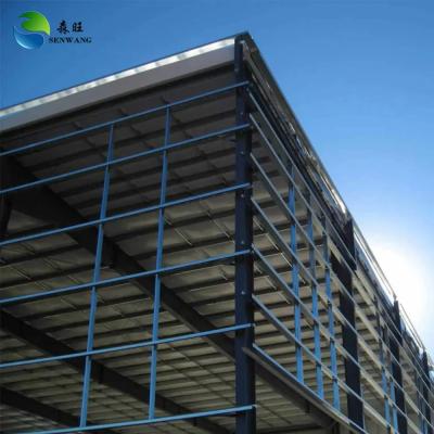 China Steel Structure Warehouse with Tolerance ±1% and 1.2m Height Brick Wall Featuring Bending Processing Service for sale