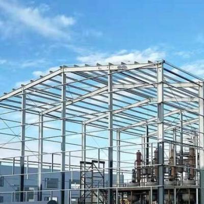 China Customizable Steel Structure Warehouse with Brick Wall 1.2m and ±1% Tolerance Featuring C&Z Purlin for sale