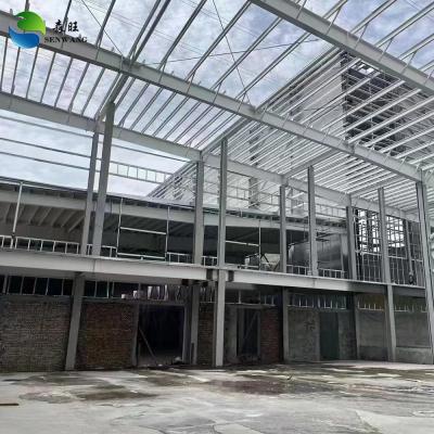 China Durable Steel Structure Warehouse with ±1% Tolerance and 1.2m Brick Wall Customizable Measurement for sale