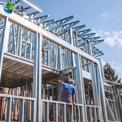 Κίνα Αποθήκη από χαλύβδινη κατασκευή με βιδωτές συνδέσεις, με πάνελ σάντουιτς από χάλυβα και σχέδιο CAD για βικτοριανά και μοντέρνα στυλ προς πώληση