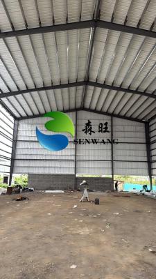 China Customizable Steel Frame Warehouse with SA 2.5 Shot Blasting Level and 50 Years Service Life for Fast Install for sale