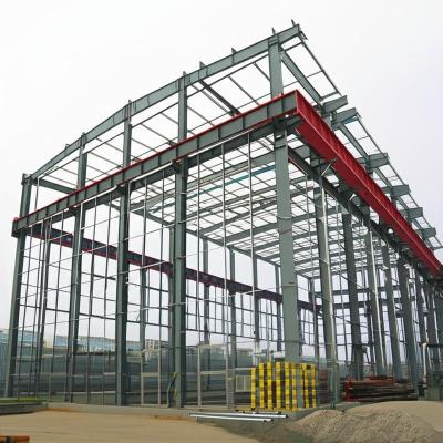 China Fireproof Steel Structure Warehouse with 30 Years Limited Warranty and Plane Skylight Lighting for sale