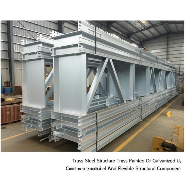 Quality Weather Resistant Steel Structure Truss with Class A Fireproof Rating and Customizable Height 6-50m for sale