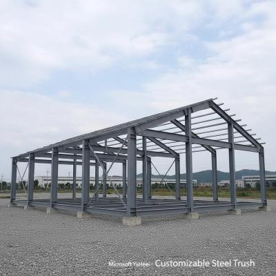 China KXD-SSW181 Steel Structure Workshop with Paint Surface Protection and Welding Or Bolt Connection Method Offering Structural Support for sale