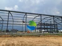 China PTFE Coating Light Weight Modular Steel Structure with ±1% Tolerance for Durable Construction for sale