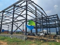 China PTFE Coating Light Weight Modular Steel Structure with ±1% Tolerance for Durable Construction for sale
