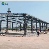 China PTFE Coating Light Weight Modular Steel Structure with ±1% Tolerance for Durable Construction for sale