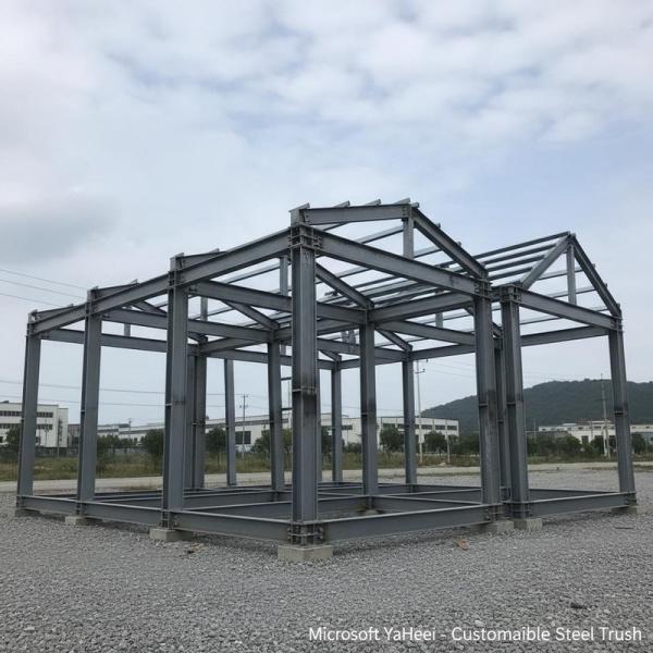 Quality Durability Reach 50 Years Steel Structure Workshop Engineered Using STAAD Pro RamConnection Midas Gen and CAD Software for Construction for sale