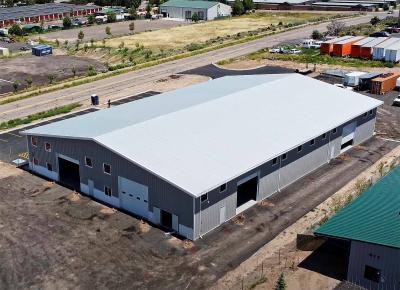 China Pre-engineered Metal Building Aircraft Hangar with Double PVC-coated Polyester Textile and More Than 15 Years Service Life for sale