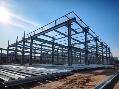 China Q235 Steel Grade Steel Structure Workshop Constructed with Color Steel Sheet Wall and EPS PU Rock Wool Glass Wool Panels for sale