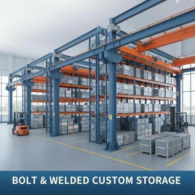 China Bolt Connection And Welded Connection Metal Storage Facility Customizable Layouts Providing Space Utilization And Long Lasting Performance for sale