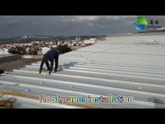 Dachpaneel-Installation
