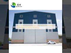 H Steel Frame Warehouse Wide Span Windproof Industrial Building