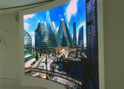 China Indoor P3mm Curved LED Video Wall Screen Energy Saving For Commercial Advertising for sale