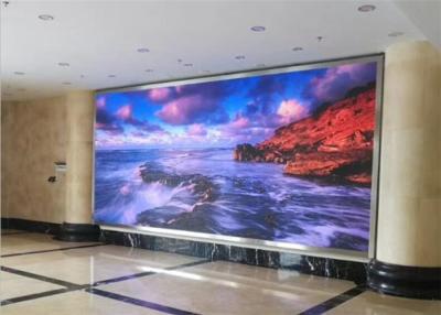 China Stage Background P4 LED Video Wall , 1920hz Indoor Wall Mounted LED Display for sale