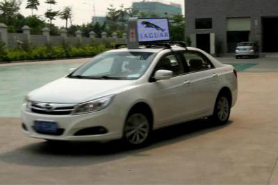 Cina Segno parteggiato all'aperto della cima LED del taxi di HD P5 doppio con la dimensione del Governo di 960x320mm in vendita