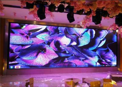 China Indoor Wall Mounted LED Video Wall Screen Energy Saving With Front Service Cabinet for sale