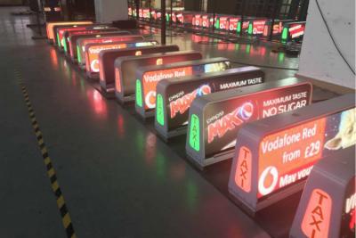 Cina Esposizione di LED all'aperto di SMD2727 HD P5/esposizione di LED tetto del taxi per la pubblicità mobile in vendita