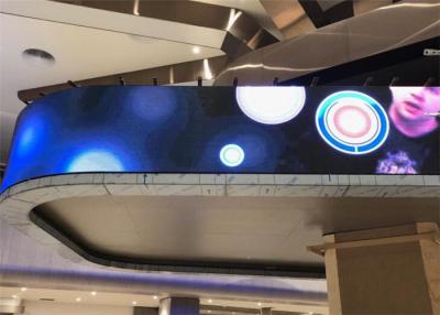 Cina Schermo creativo P2.5 di alta luminosità LED delicatamente flessibile con progettazione di forma della curva in vendita