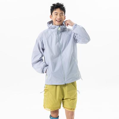 China Custom UPF50+ Waterproof Windproof Outdoor Hooded Coat Sun Protection Jacket with Cool Touch for sale