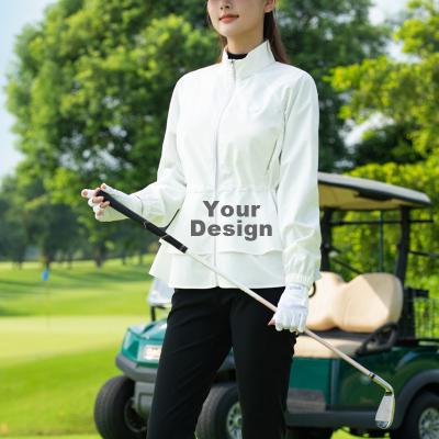 China Custom Logo & Apparel Decoration Technologies for Custom Golf Outerwear for sale