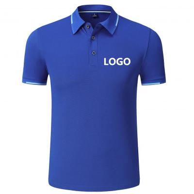 China Men's High-End 100% Cotton for Polo Shirt Trendy Summer Short Sleeved Lapel Color Blocked Collar Embroidered Work T-shirt for sale