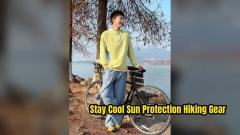 Half Stand Collar Quick Dry Sun Protection Color Block Sports Couple Hiking Casual Sweatshirt