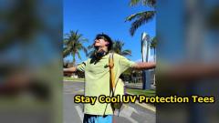 Color Block Quick Dry Sun Protection Couple Sports T-Shirts For Summer Outdoor