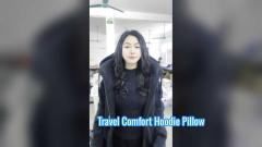 2‑in‑1 Travel Hoodie With Hidden Inflatable Neck Pillow And Sleep Eye Mask, OEM ODM Custom‑made
