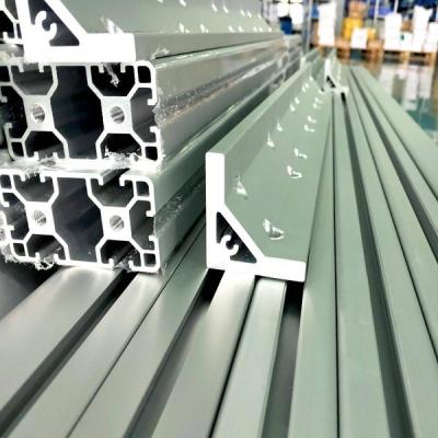 Cina OEM di alluminio anodizzato 6061 di profilo dell'estrusione un sistema di 6063 costruzioni in vendita