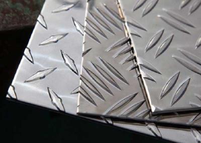 China 0.5mm - 10mm Anodized Aluminium Chequered Plate For Industrial Use for sale