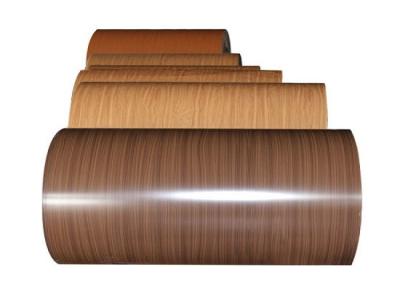 Cina Bobina di alluminio ricoperta colore di legno 1050 del grano 1100 3003 coil coating del PE PVDF in vendita