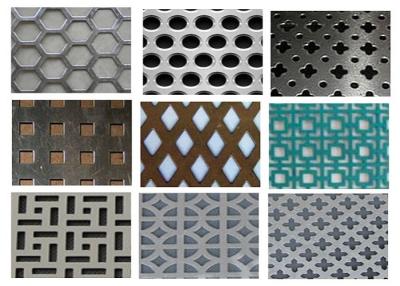 China Round Hole Perforated Mesh Sheet Anti Corrosion 1050 Perforated Metal Panels for sale