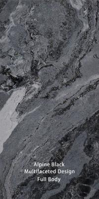 Cina Moderno Black Stone Look 900X1800mm Piastrelle per pavimenti per interni ed esterni in vendita