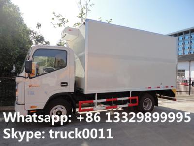 China 3ton mini Jac small freezer truck thermo king meat transportation cooling van truck jac mini refrigerated trucks for sale