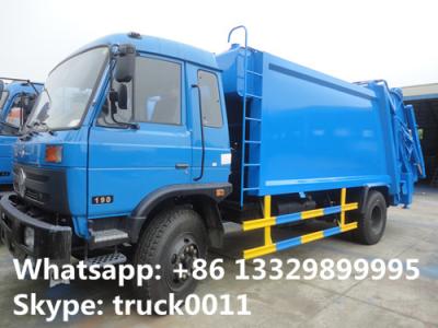 China best price dongfeng 12cbm garbage compactor truck for sale,factory sale dongfeng refuse garbage truck for sale for sale