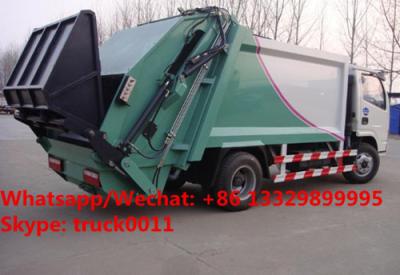 China Customized high quality and lower Dongfeng 5m3 compression wastes collecting vehicle with rear loading hopper for sale for sale