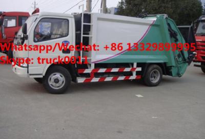 China Customized high quality and lower Dongfeng 5m3 compression wastes collecting vehicle with rear loading hopper for sale for sale