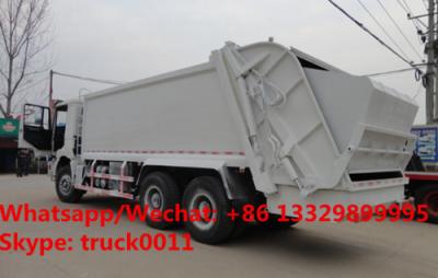 China customized SHACMAN 6*4 LHD18 cubic meters compression garbage truck for sale, HOT SALE! shacman  refuse garbage truck for sale