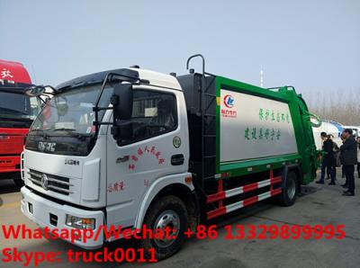 China best price dongfeng 4*2 LHD/RHD 120hp diesel 7m3 6tons garbage compactor truck for sale,compression garbage truck for sale