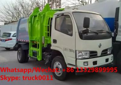 China high quality and best price ISUZU 7M3 5-6tons compressed wastes collecting truck for sale, new compacted garbage truck for sale