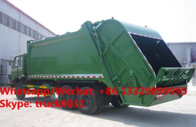 China high quality and competitive price dongfeng 6*4 LHD 20CBM refuse garbage truck for sale, compacted garbage truck for sale