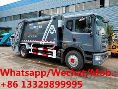China 2021s best price 10cbm/12cbm/14cbm garbage compactor truck for sale, Factory sale new face compacted garbage truck for sale