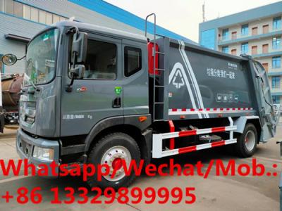 China 2021s best price 10cbm/12cbm/14cbm garbage compactor truck for sale, Factory sale new face compacted garbage truck for sale