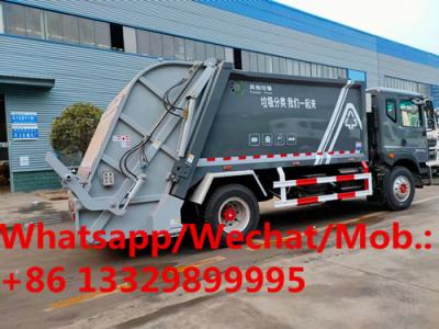 China 2021s best price 10cbm/12cbm/14cbm garbage compactor truck for sale, Factory sale new face compacted garbage truck for sale