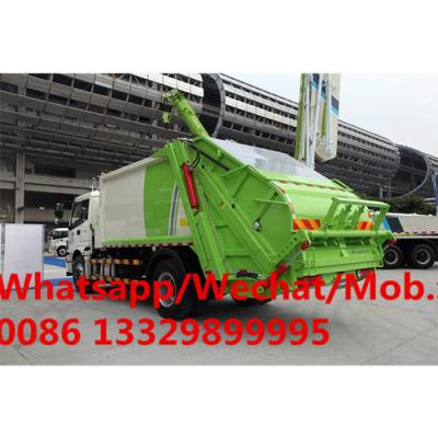 China Customized FOTON 4*2 LHD 240Hp diesel 12-14cbm garbage compactor truck for sale, best price compacted garbage vehicle for sale