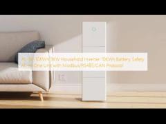AL-3K-10KWh 3KW 家庭用インバーター 10KWh バッテリー 安全オールインワンユニット Modbus/RS485/CAN プロトコル付き